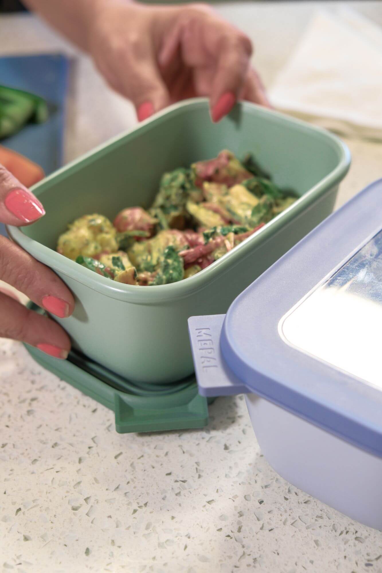 Cirqula 500mL Freezer Container Nordic Sage | Soko & Co