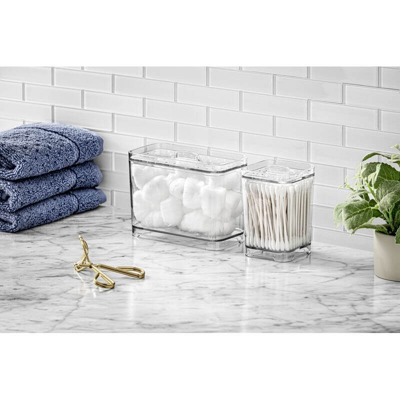 Clear Cotton Ball Container | Soko & Co
