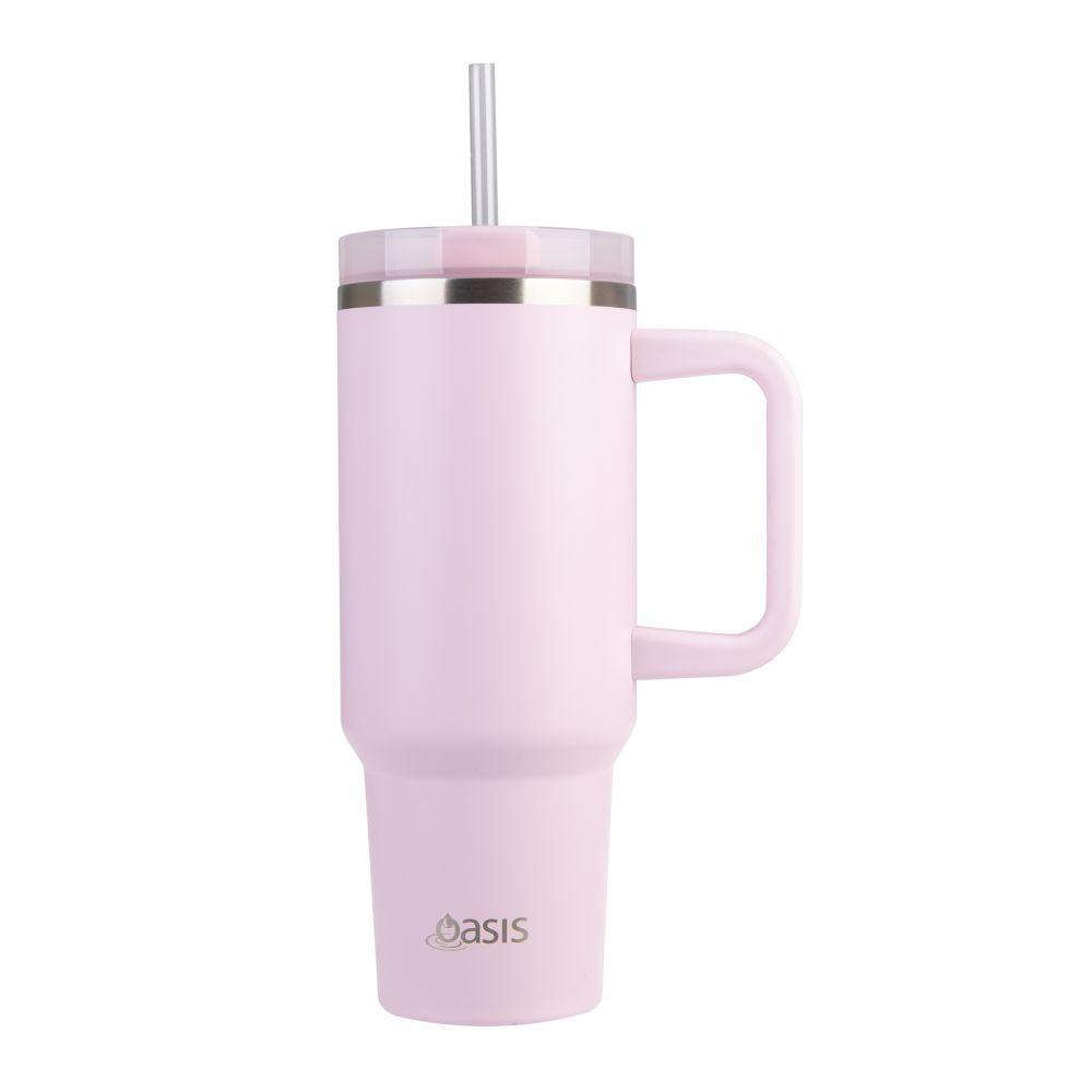 Commuter 1.2L Insulated Tumbler with Straw Pink Lemonade | – Soko & Co