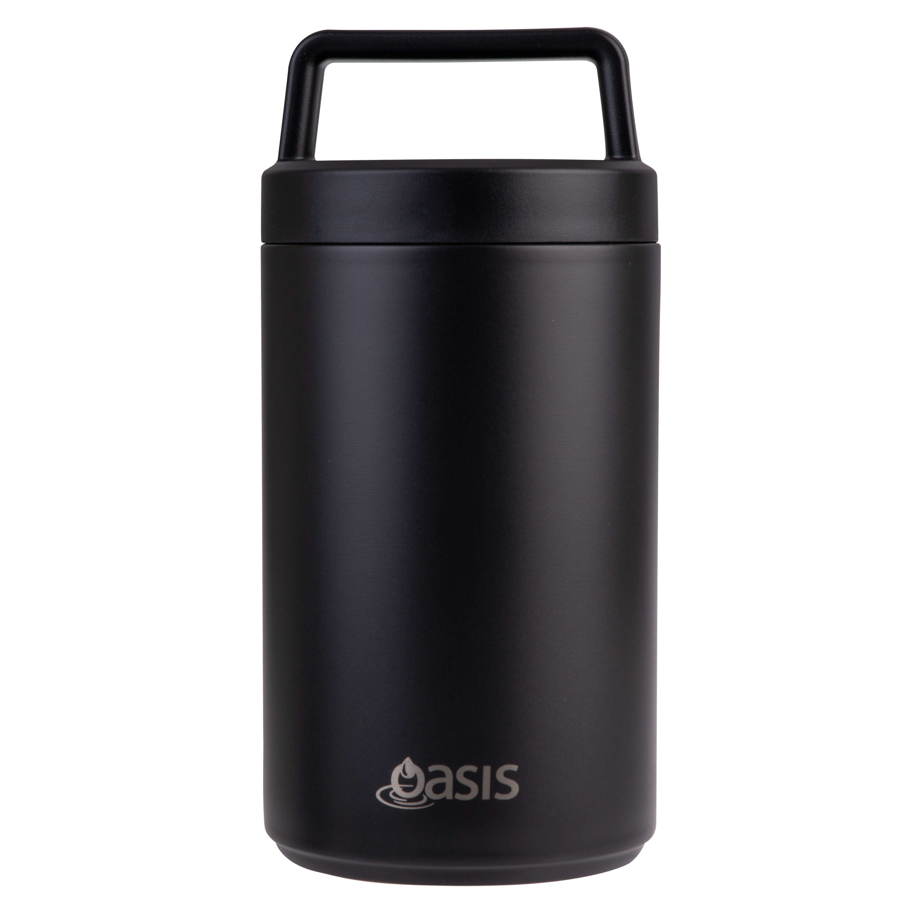Double Wall Insulated Food Flask 700mL Matte Black | Soko & – Soko & Co
