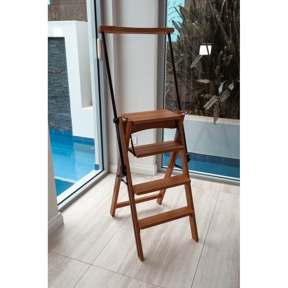 Eletta Ladder Chair Cherry Wood | Soko & Co