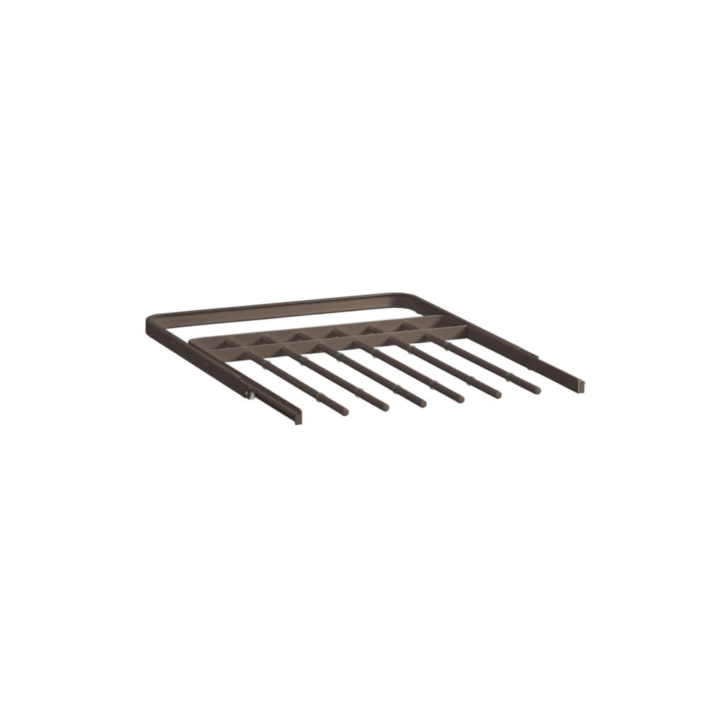 Elfa Gliding Pant Rack W: 45 Graphite | Soko & Co