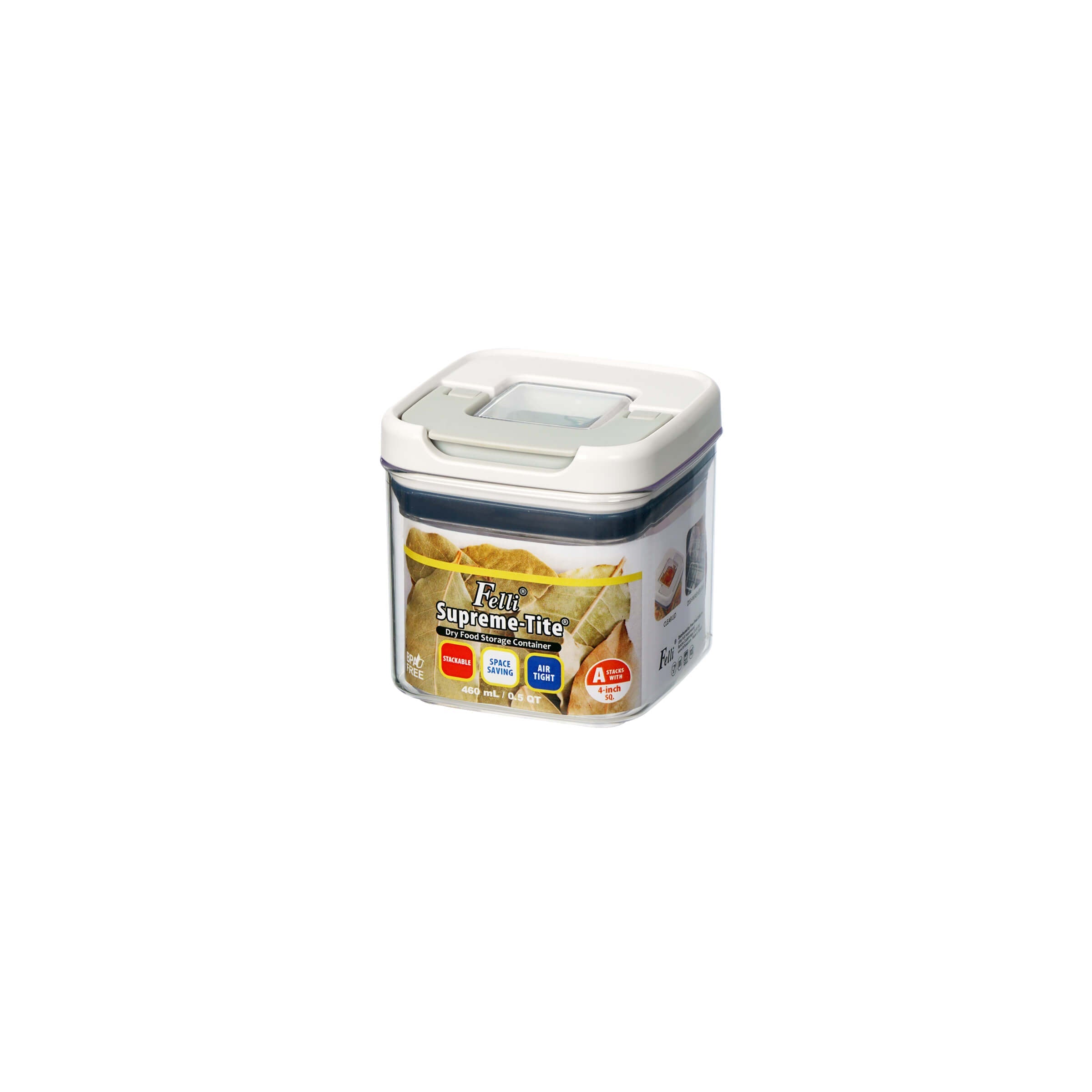 Felli Supreme Tite Square 460mL Pantry Container | Soko & Co