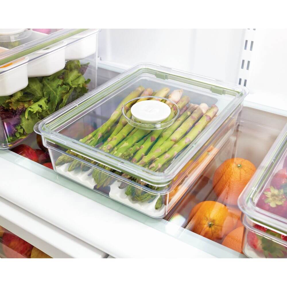 iDesign Fridge Container with Insert Tray Large Short | Soko – Soko & Co