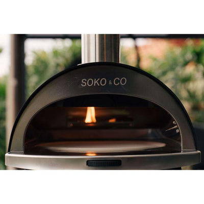 Jiko Portable Woodfired Pizza Oven With Revolving Stone and – Soko & Co