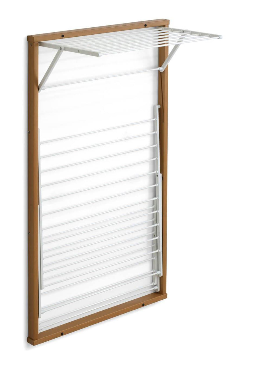 Karim 3 Tier Wall Mounted Clothes Airer Cherry Wood | Soko & – Soko & Co