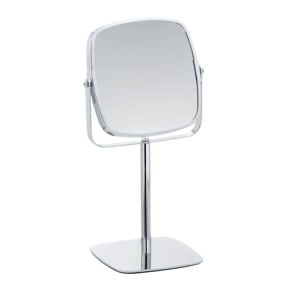 Kira Freestanding Chrome Double Sided Square Mirror | Soko & – Soko & Co