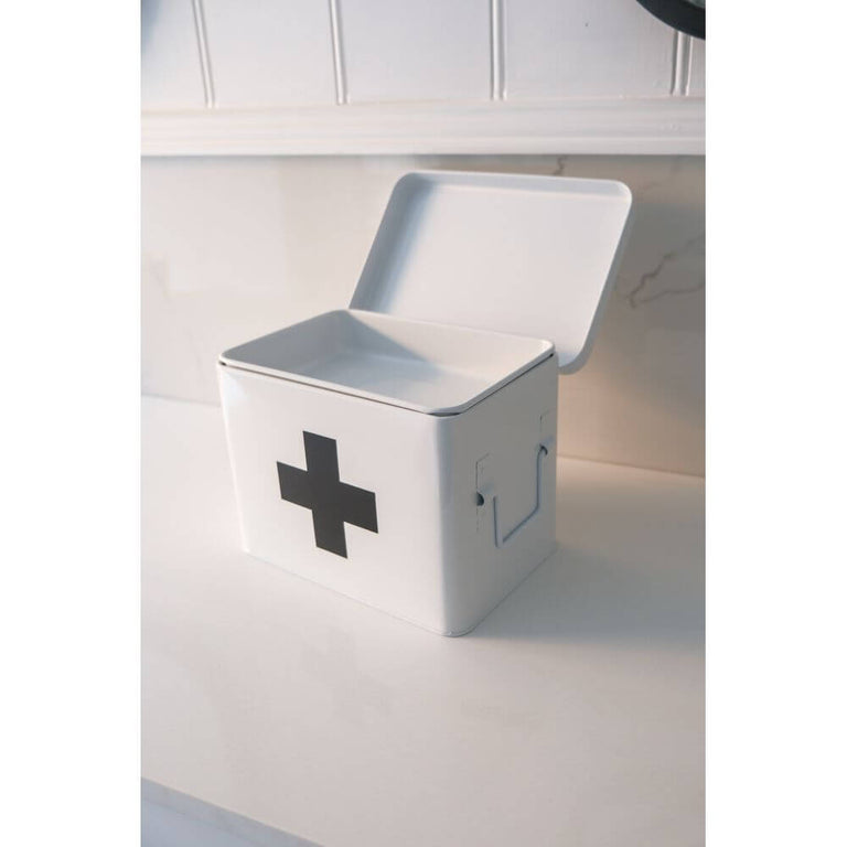 Medicine Box With Dividers White | Soko & Co