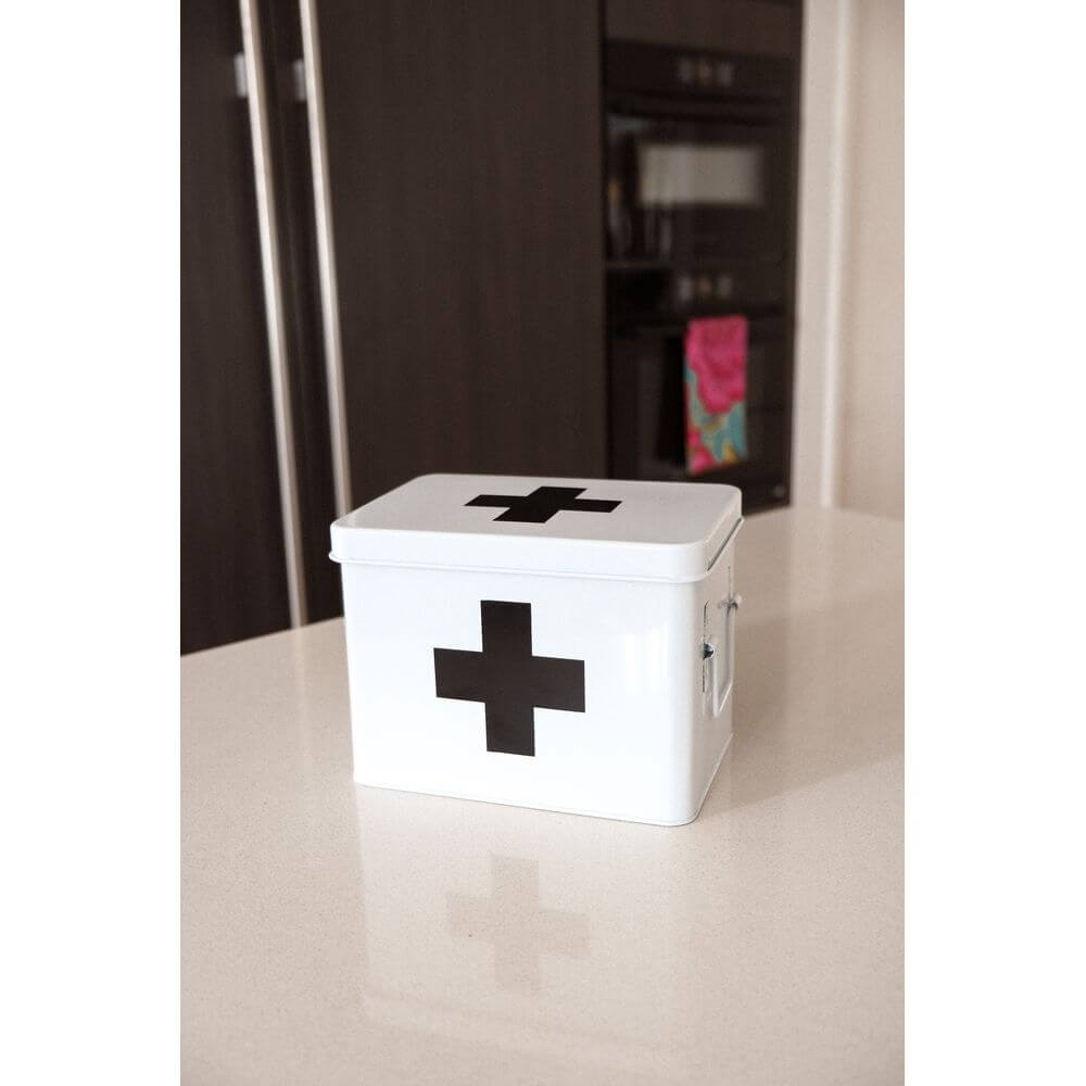 Medicine Box With Dividers White | Soko & Co