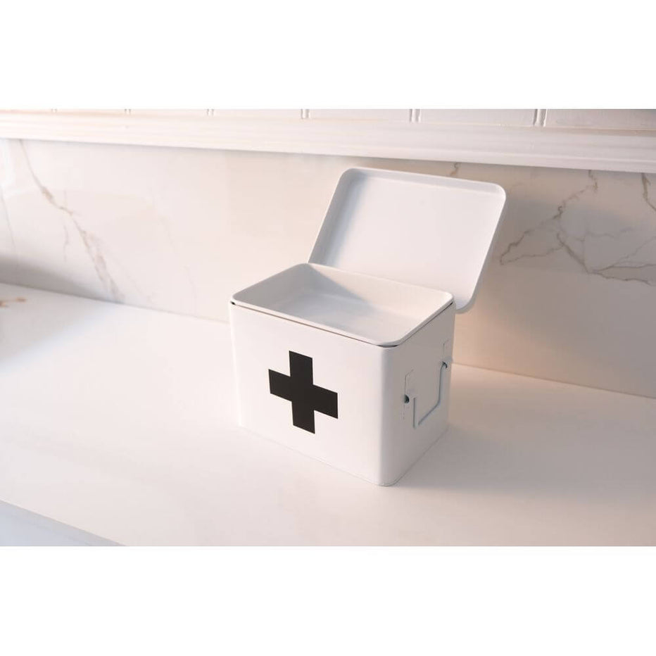 Medicine Box With Dividers White | Soko & Co