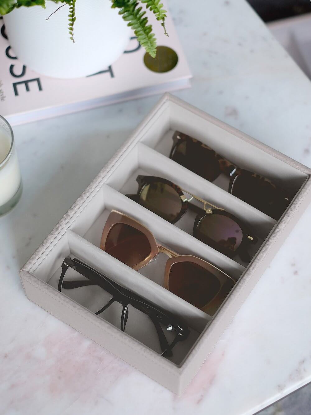 Stackers Classic 4 Compartment Deep Jewellery Tray Taupe | – Soko & Co