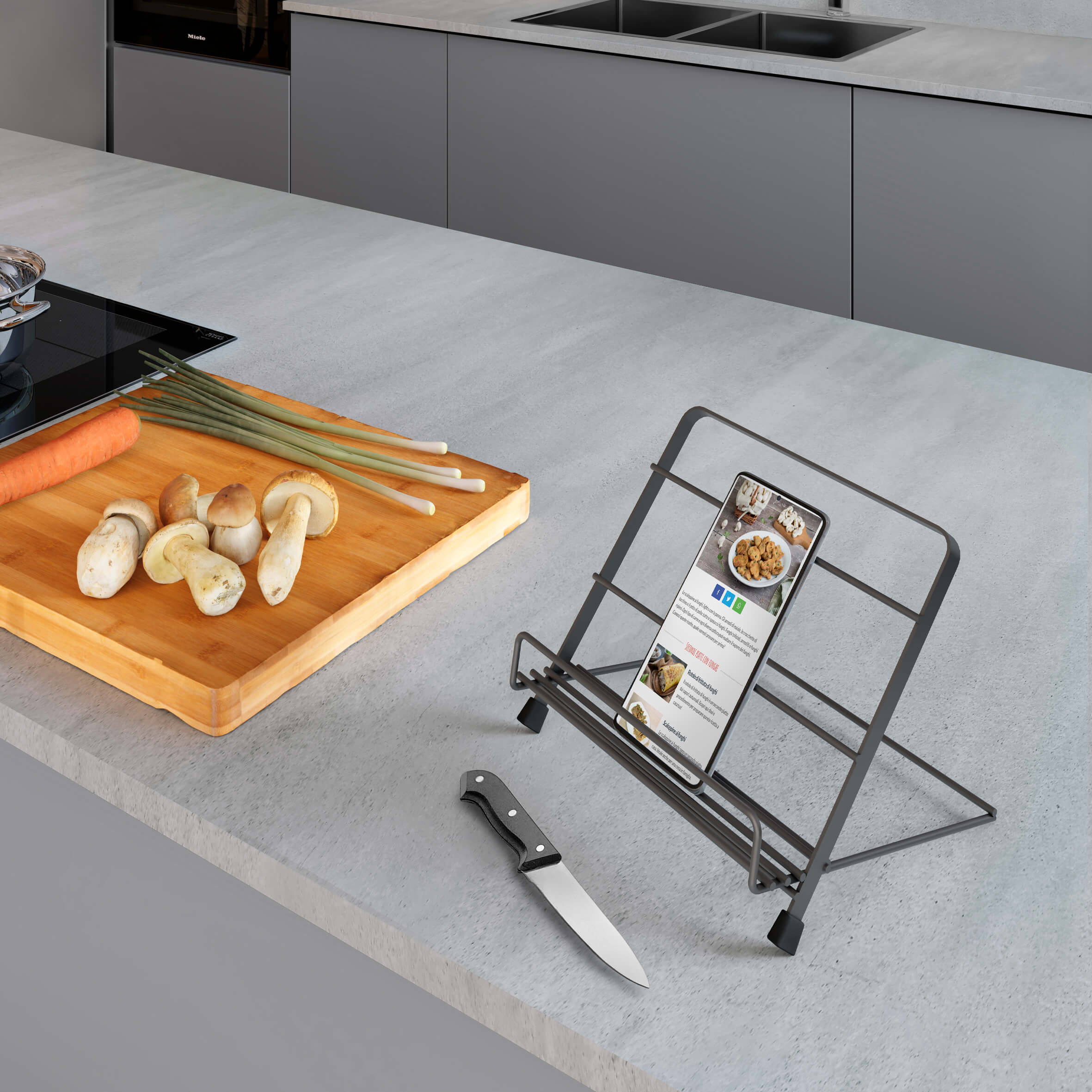 Tokyo Tablet Stand Matte Black | Soko & Co