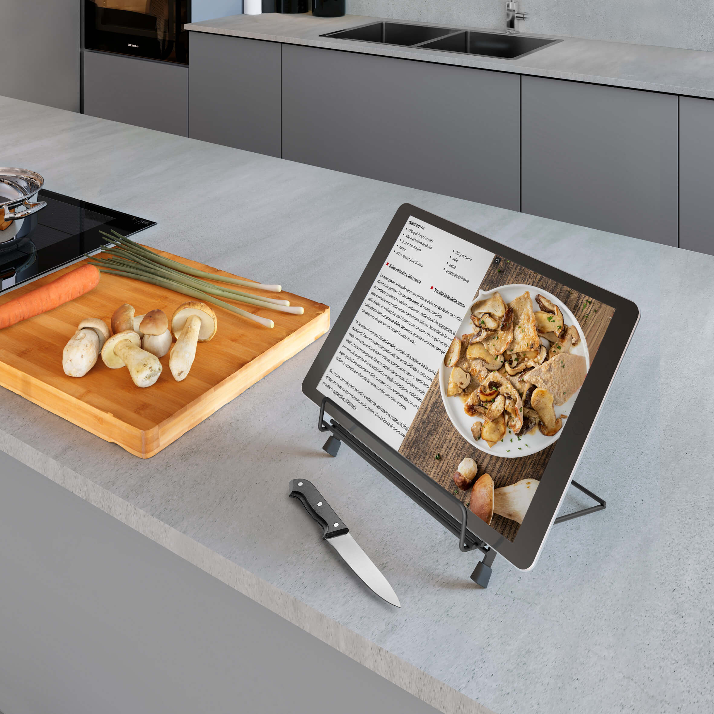 Tokyo Tablet Stand Matte Black | Soko & Co