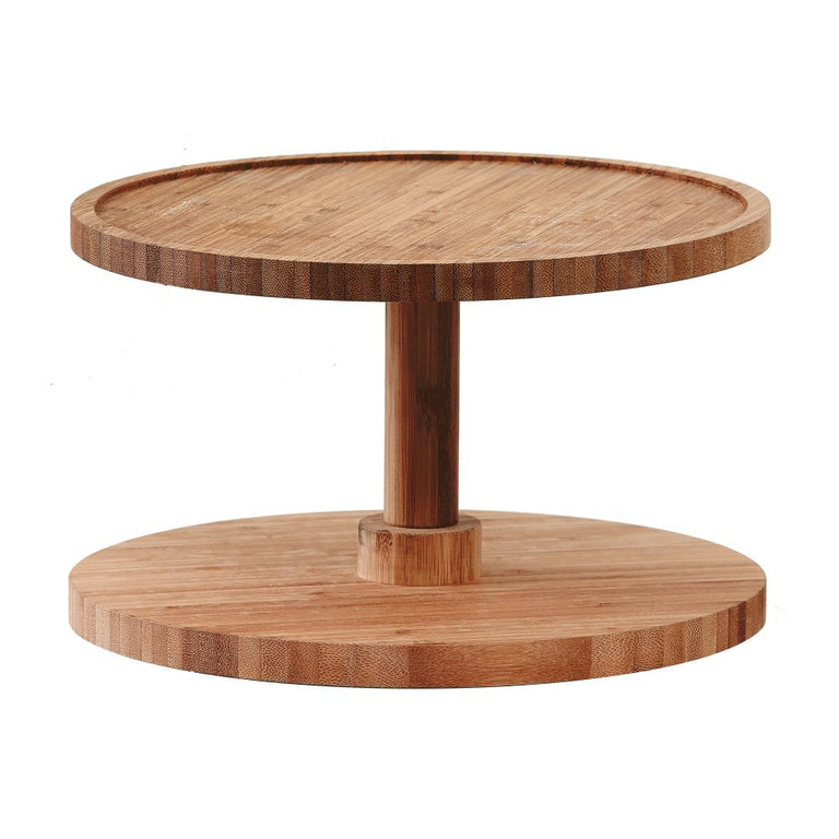 2 Tier Bamboo Turntable | Soko & Co