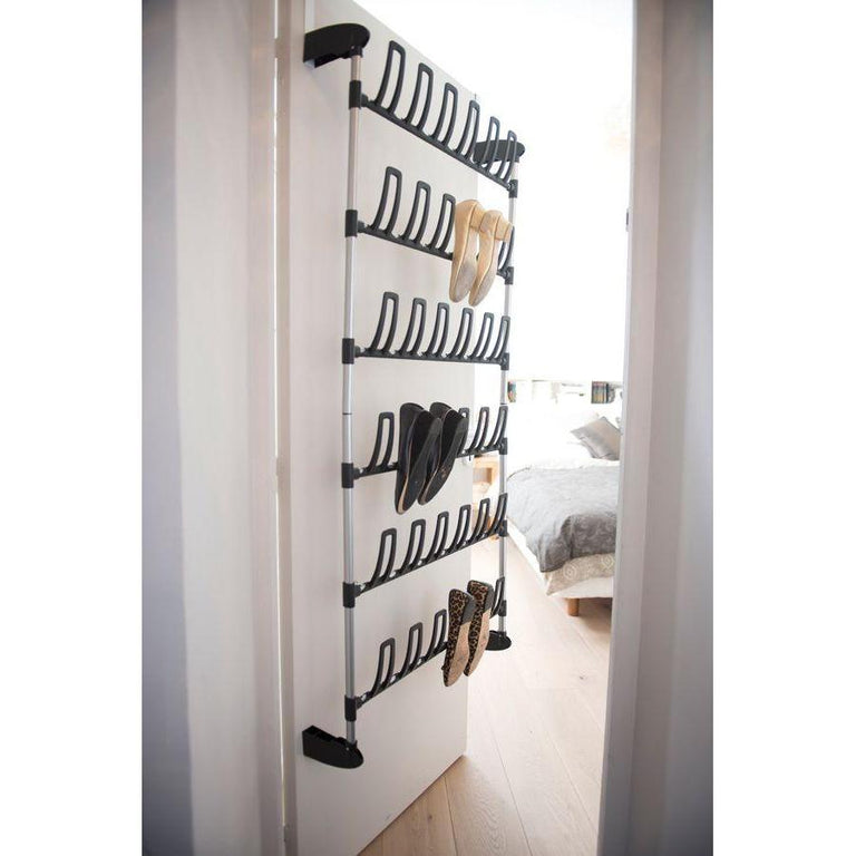 Angela 18 Pair Over Door Shoe Rack | Soko & Co