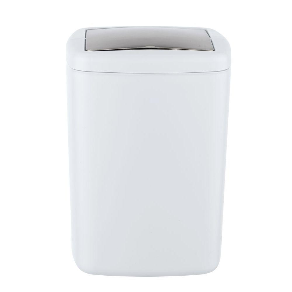 Barcelona 8.5L Rubbish Bin White | Soko & Co