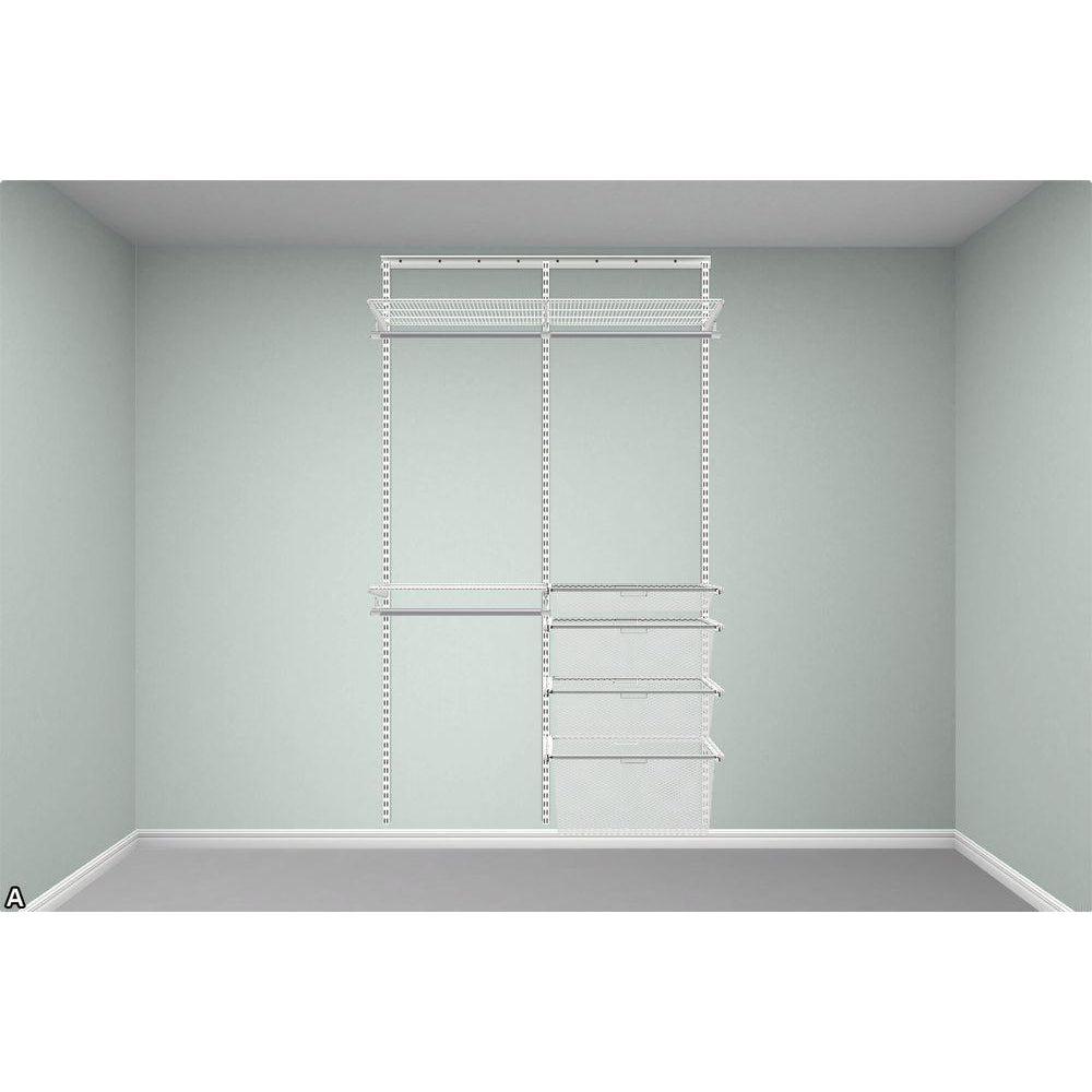Elfa 1200 Standard Wardrobe Storage Solution White | Soko & – Soko & Co