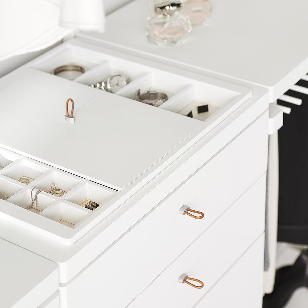 Elfa Drawer Front Knob Brown Leather Pull | Soko & Co