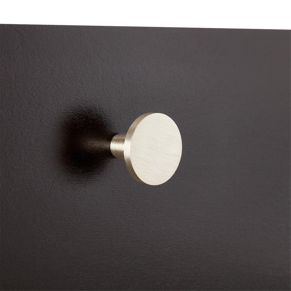 Elfa Drawer Front Knob Flat Brushed Nickel | Soko & Co