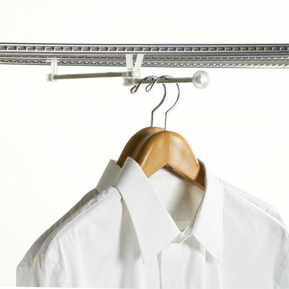 Elfa Expandable Valet Clothes Rod D: 40 Chrome | Soko & Co