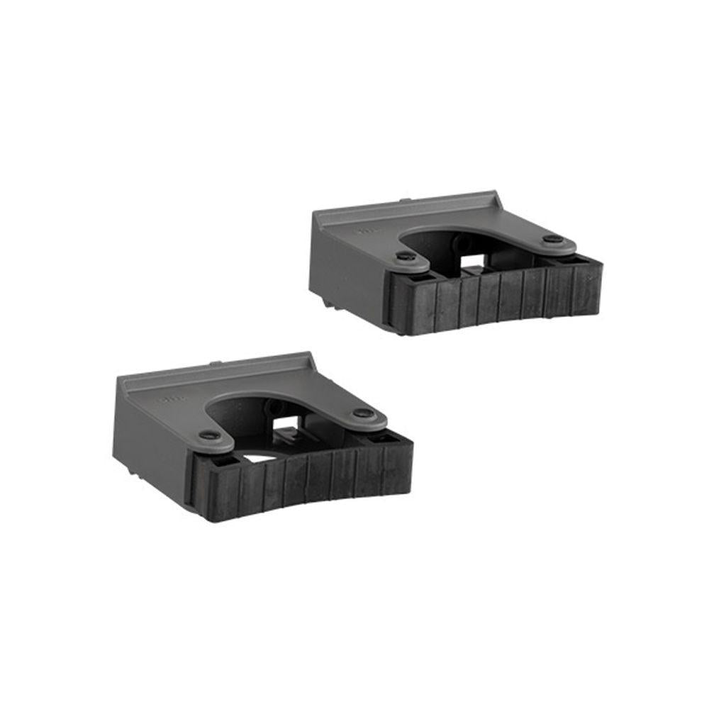 Elfa Storage Track Tool Holders Large 2 Pack Grey | Soko & – Soko & Co