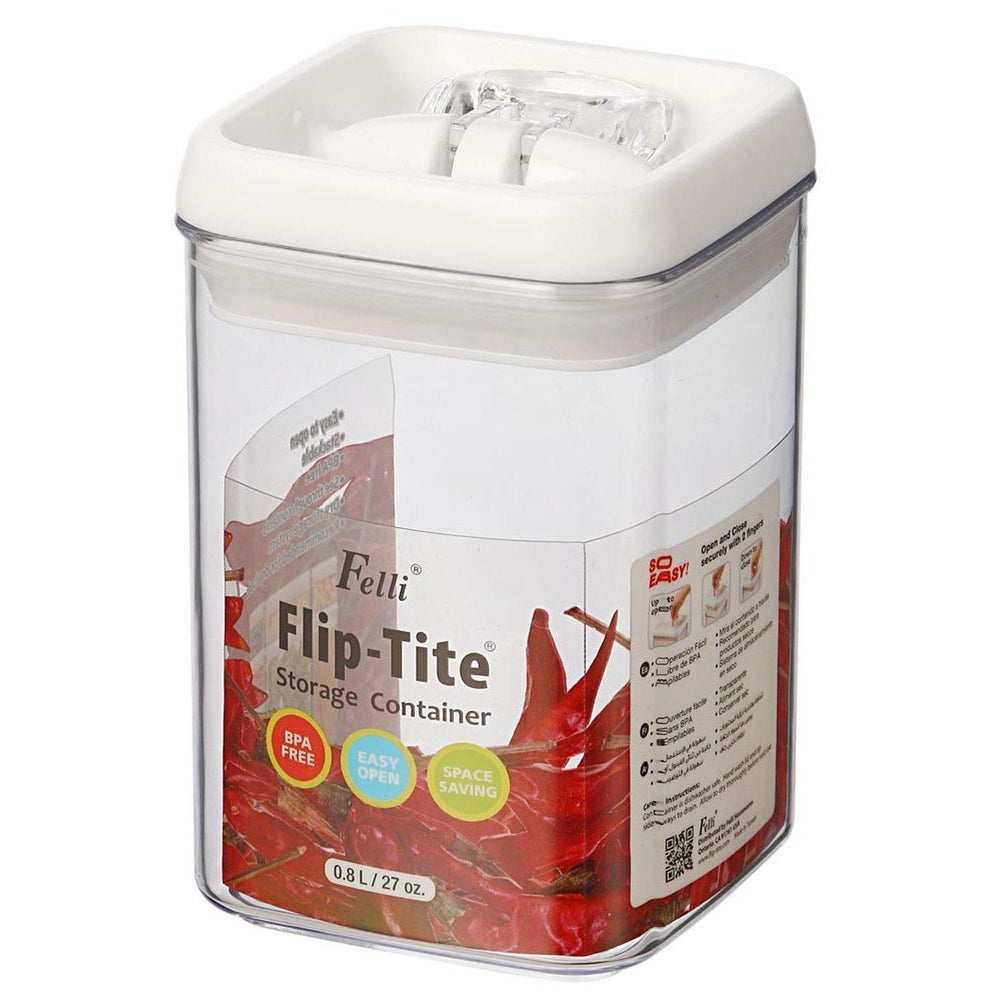 Felli Flip Tite 800ml Medium Square Pantry Container | Soko – Soko & Co