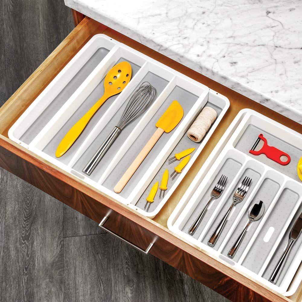 Madesmart 5 Compartment Expandable Grip Base Utensil Tray – Soko & Co