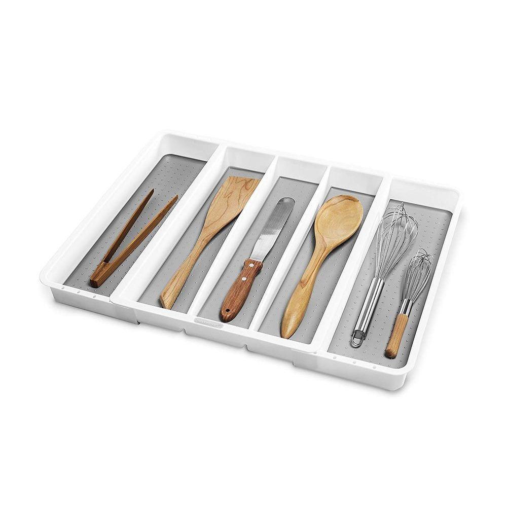 Madesmart 5 Compartment Expandable Grip Base Utensil Tray – Soko & Co
