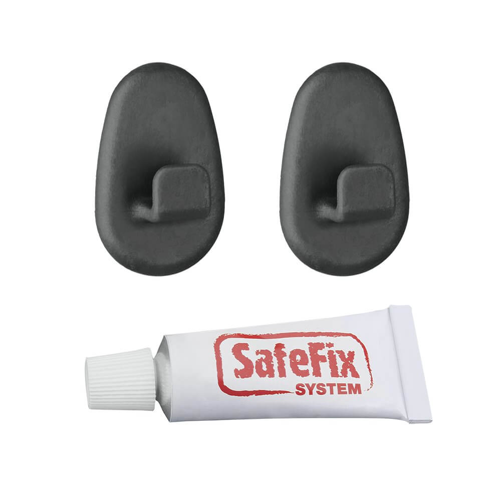 Origin Safe-Fix Adhesive Hooks 2 Pack Matte Black | Soko & – Soko & Co