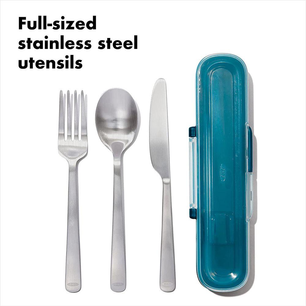 OXO Prep & Go Stainless Steel Cutlery Set | Soko & Co