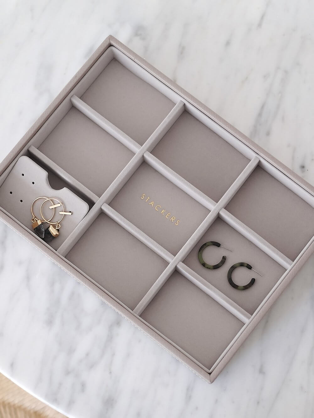 Stackers Single Earring Insert Grey | Soko & Co