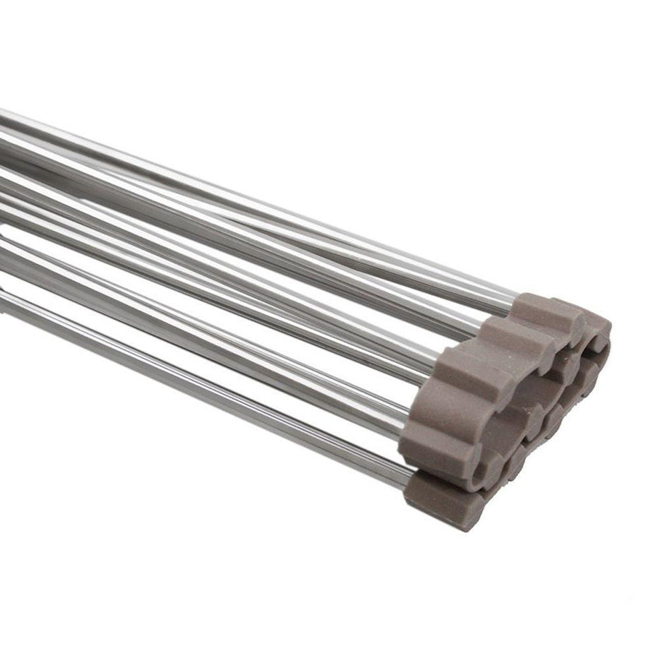 Stainless Steel Over Sink Roll Up Dish Rack | Soko & Co