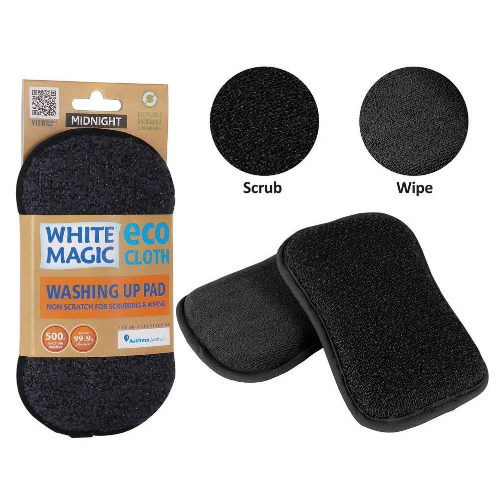 White Magic Eco Dish Washing Sponge Midnight | Soko & Co