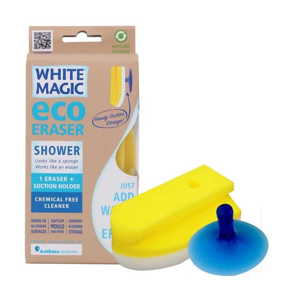 White Magic Shower Eraser Sponge | Soko & Co